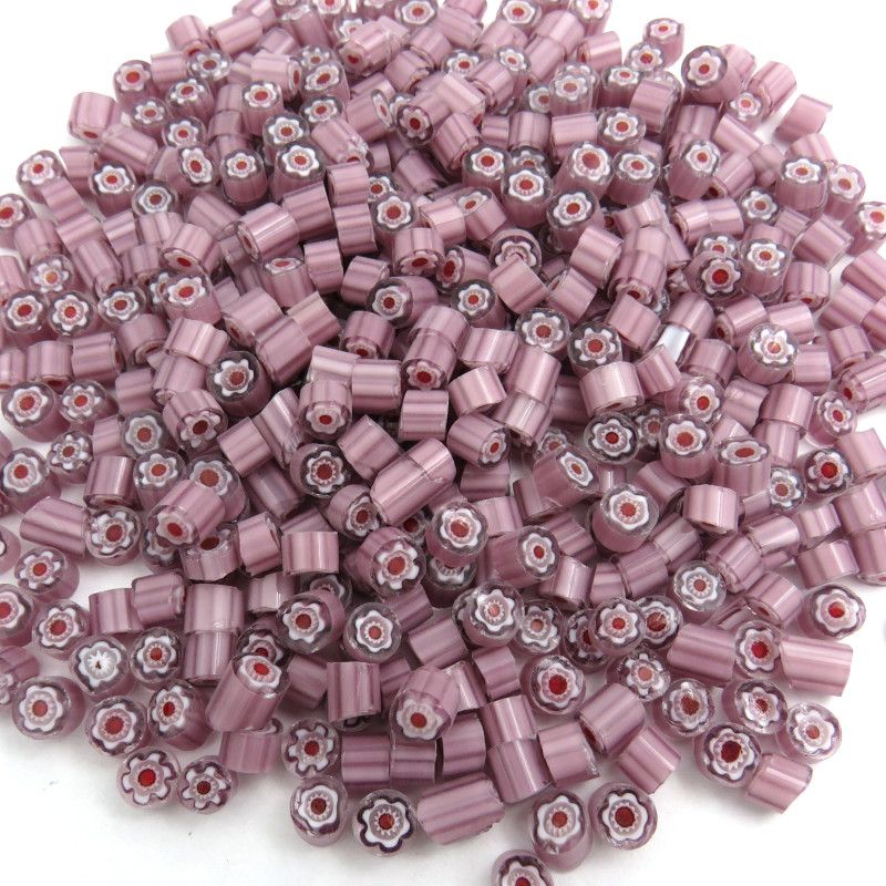 Millefiori - 11/12 - Purple Flower - T66 — Hobby Island UK