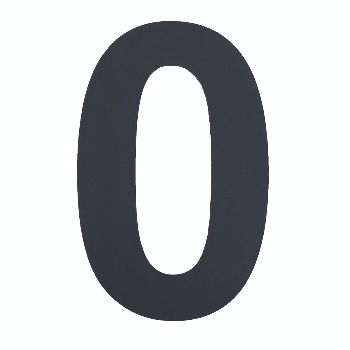 Base Acrylic - 8cm Dark Grey Number (Matte Effect) — Hobby Island UK