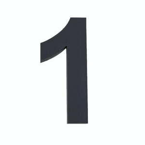 Base Acrylic - 8cm Dark Grey Number (Matte Effect) — Hobby Island UK