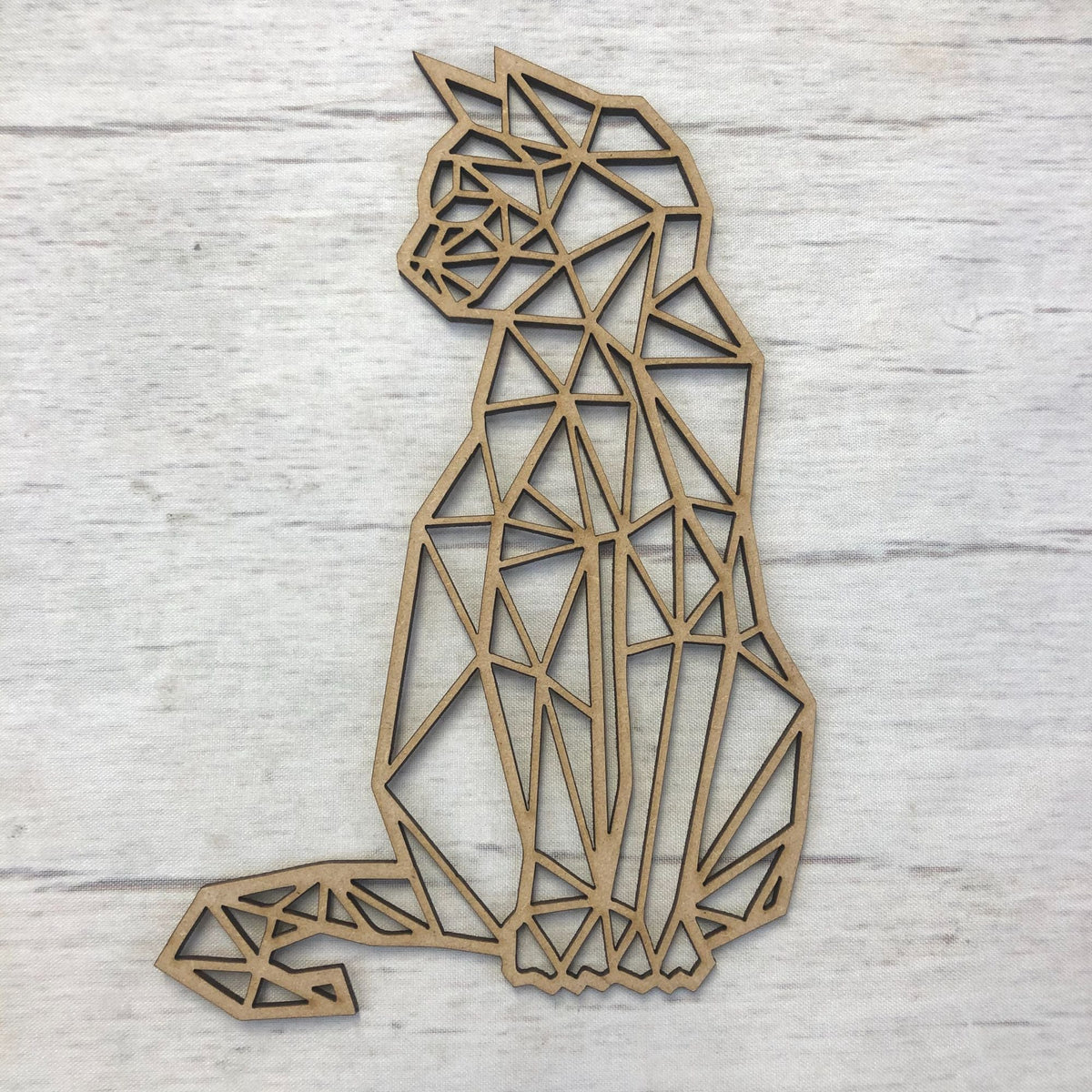 Base MDF - Geometric Cat 1 — Hobby Island UK