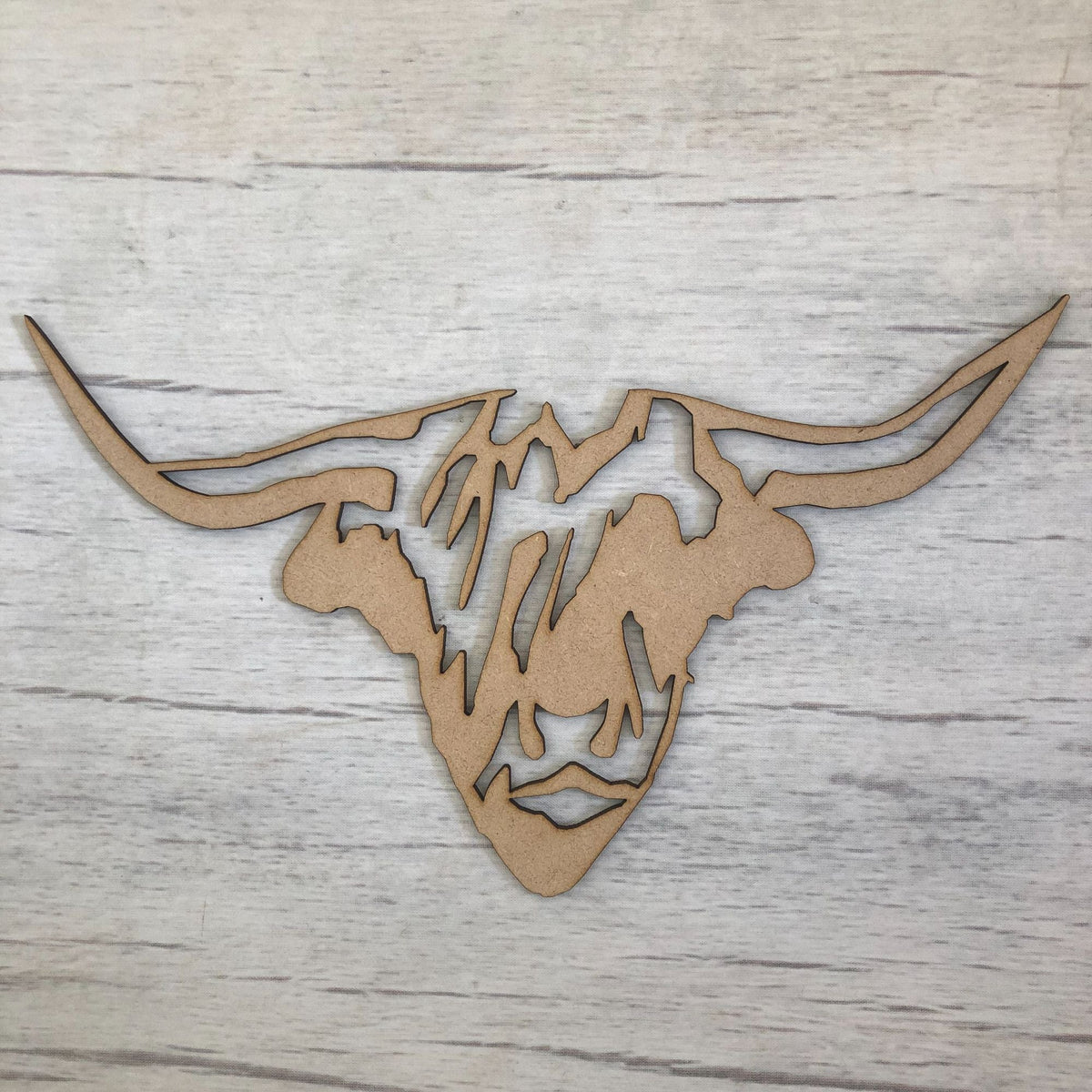 Base MDF - Geometric Highland Cow — Hobby Island UK