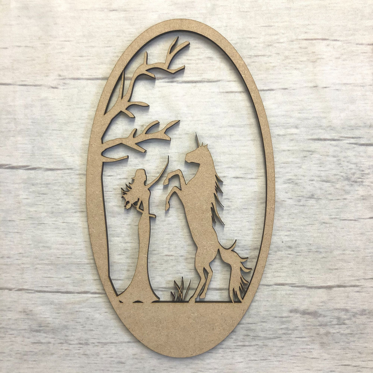 Base MDF - Box topper - keepsake memory box - fairy & Unicorn plaque ...