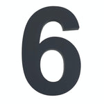 Base Acrylic - 8cm Dark Grey Number (Matte Effect) — Hobby Island UK