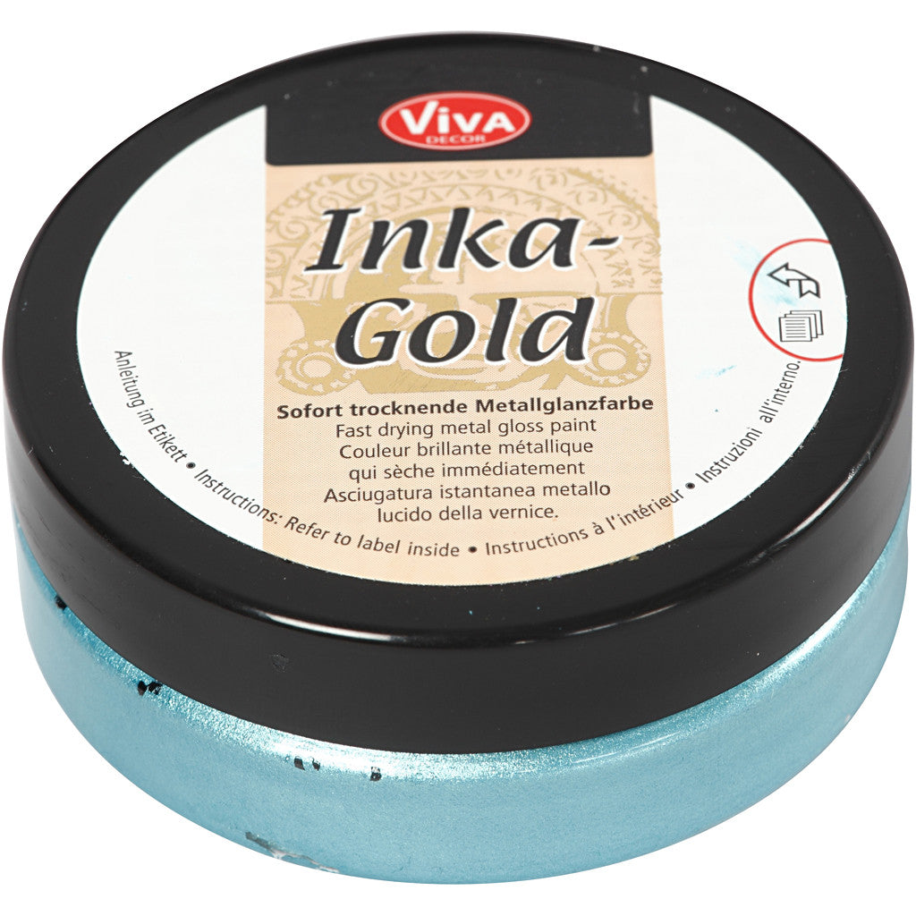 Inka Gold - Gloss Paint- Turquoise — Hobby Island UK